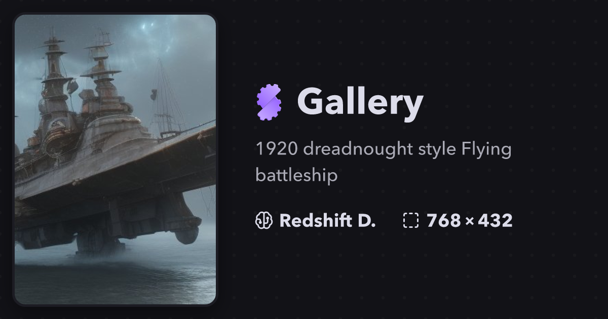 "1920 dreadnought style Flying battleship" | Gallery | Stablecog