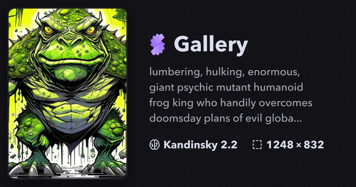 "lumbering, hulking, enormous, giant psyc..." | Gallery | Stablecog