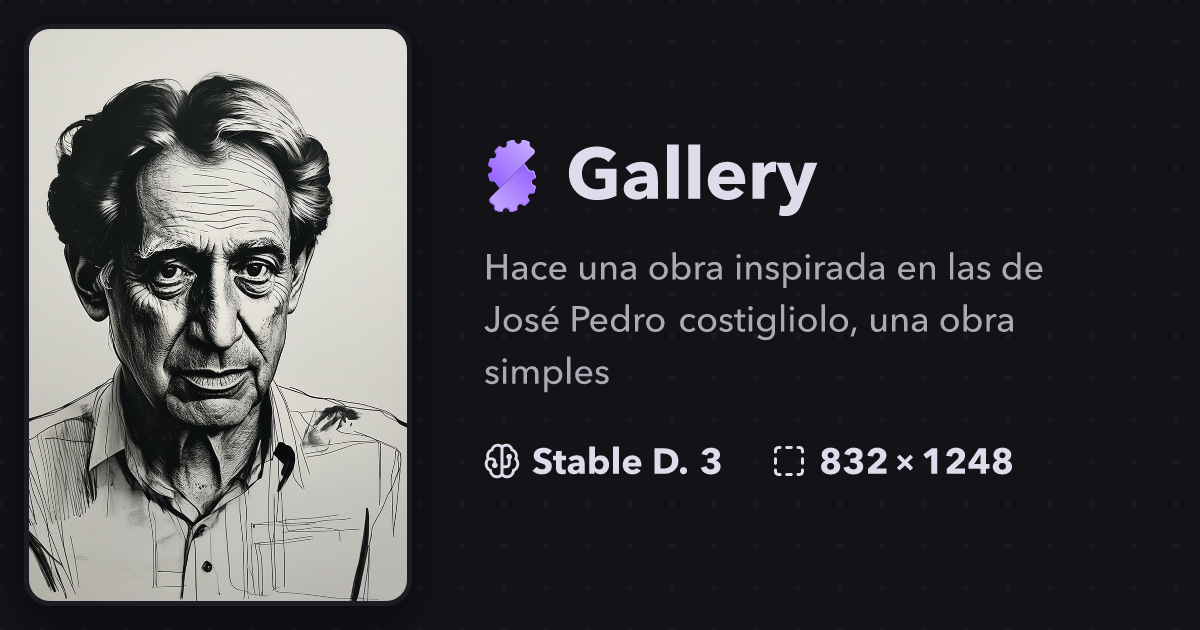 "Hace una obra inspirada en las de Jos..." | Gallery | Stablecog