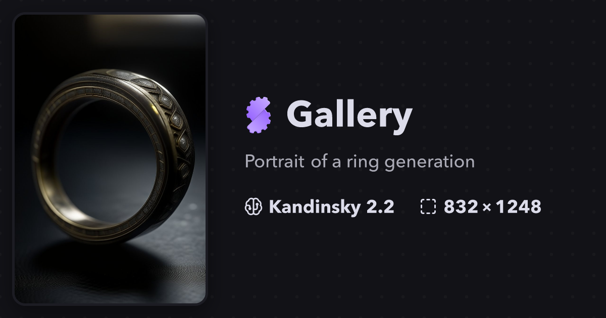 "Portrait of a ring generation" | Gallery | Stablecog
