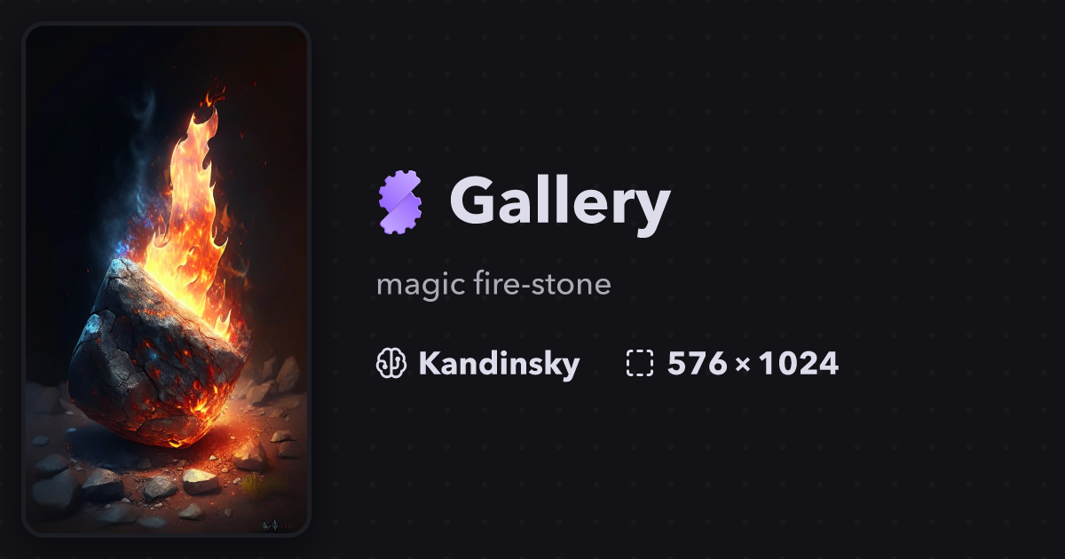 "magic fire-stone" | Gallery | Stablecog