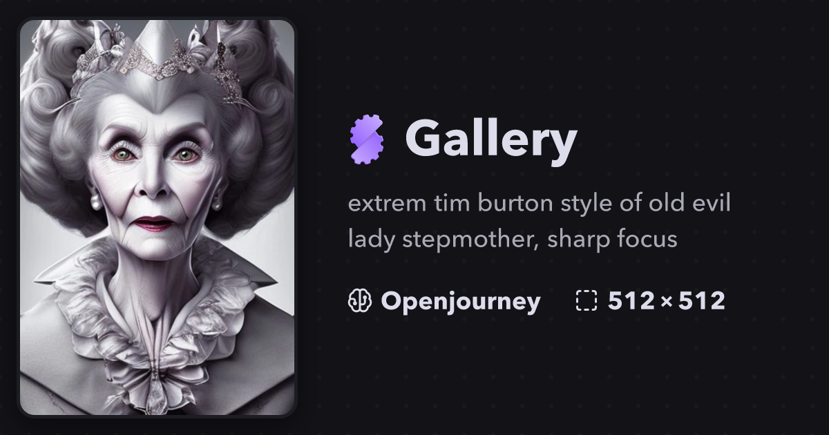 "extrem tim burton style of old evil l..." | Gallery | Stablecog