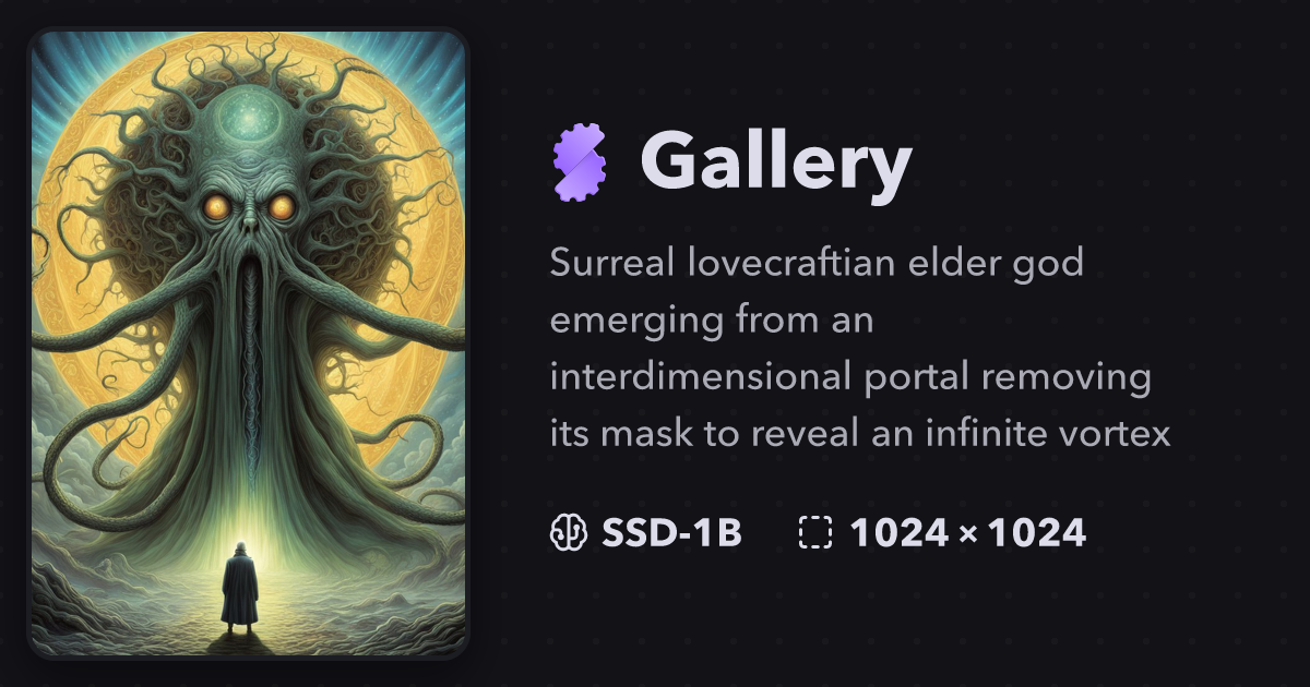 "Surreal lovecraftian elder god emergi..." | Gallery | Stablecog