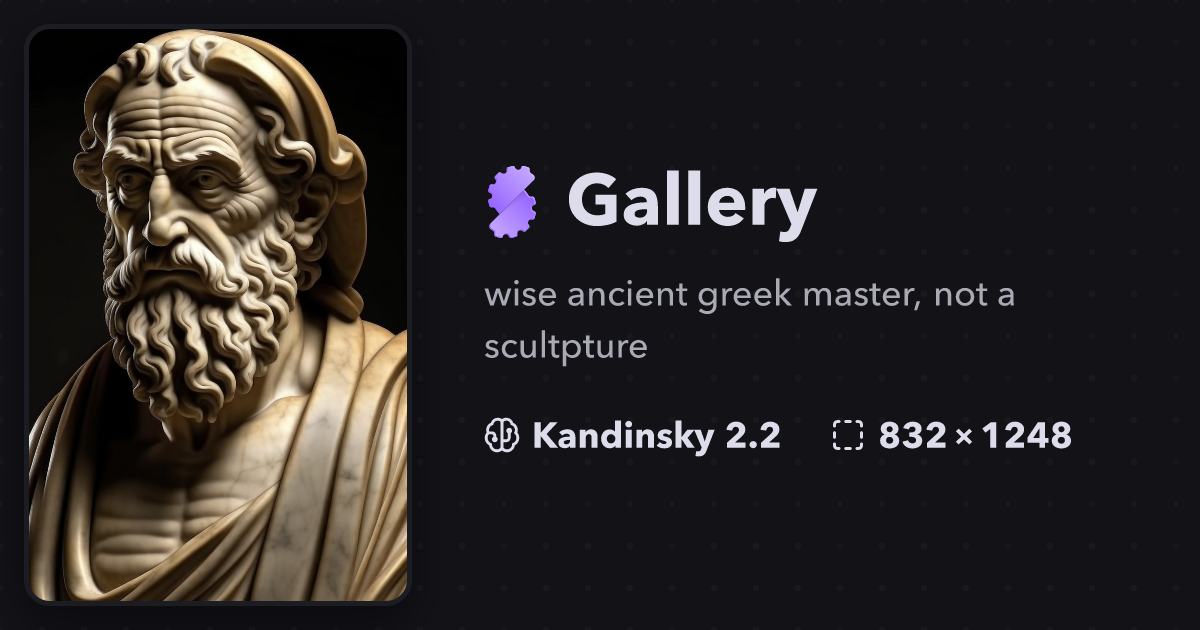 "wise ancient greek master, not a scultpt..." | Gallery | Stablecog