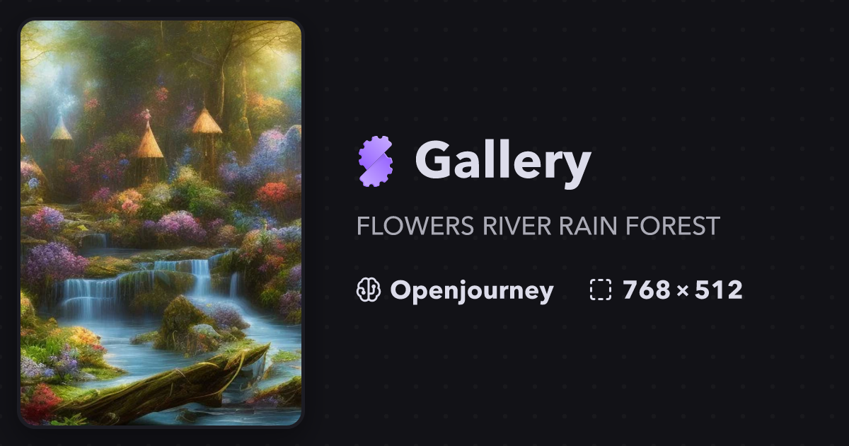 "FLOWERS RIVER RAIN FOREST" | Gallery | Stablecog