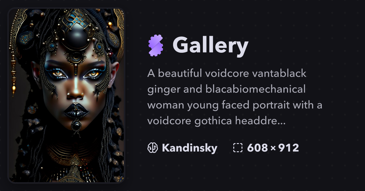 "A beautiful voidcore vantablack ginge..." | Gallery | Stablecog