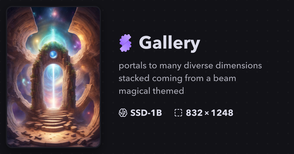 Portals to many diverse dimensions stacked coming ... | Gallery