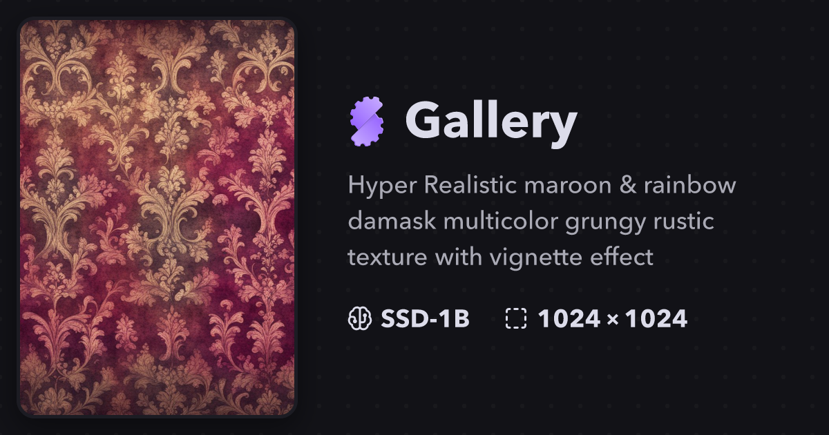 "Hyper Realistic maroon & rainbow dama..." | Gallery | Stablecog