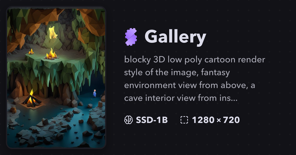 "blocky 3D low poly cartoon render sty..." | Gallery | Stablecog