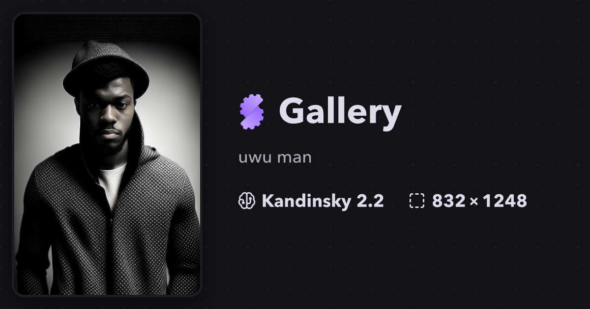 "uwu man" | Gallery | Stablecog