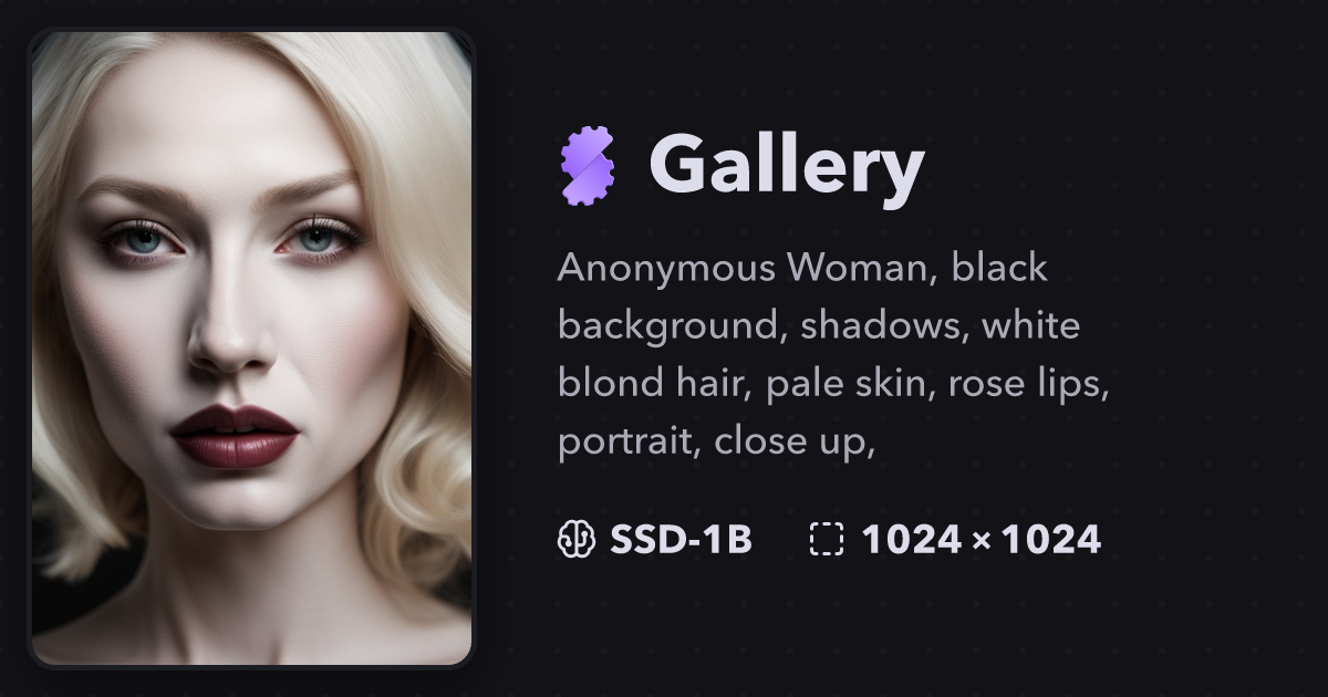 "Anonymous Woman, black background, sh..." | Gallery | Stablecog