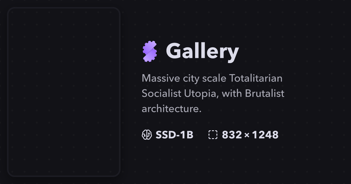 "Massive city scale Totalitarian Socia..." | Gallery | Stablecog