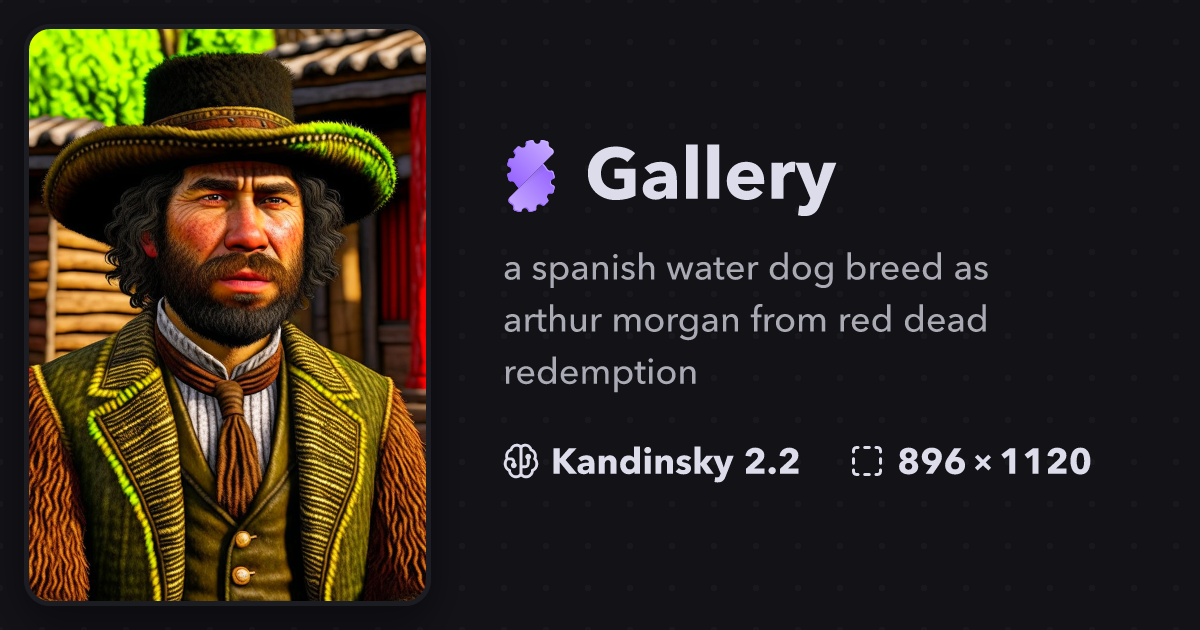 "a spanish water dog breed as arthur m..." | Gallery | Stablecog