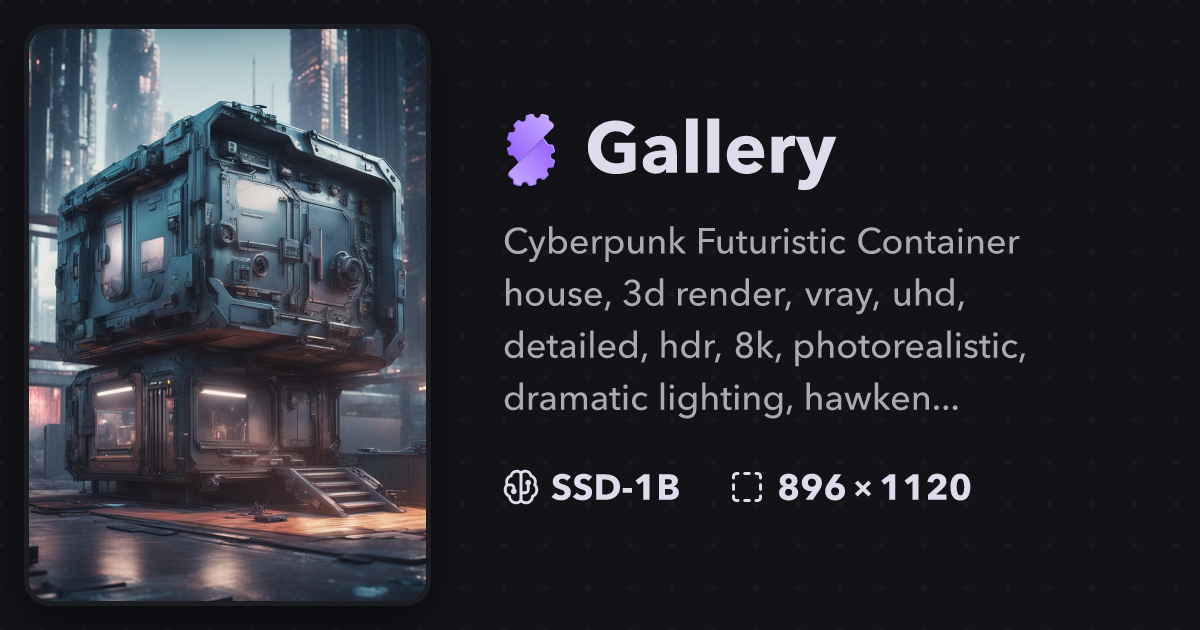 "Cyberpunk Futuristic Container house,..." | Gallery | Stablecog
