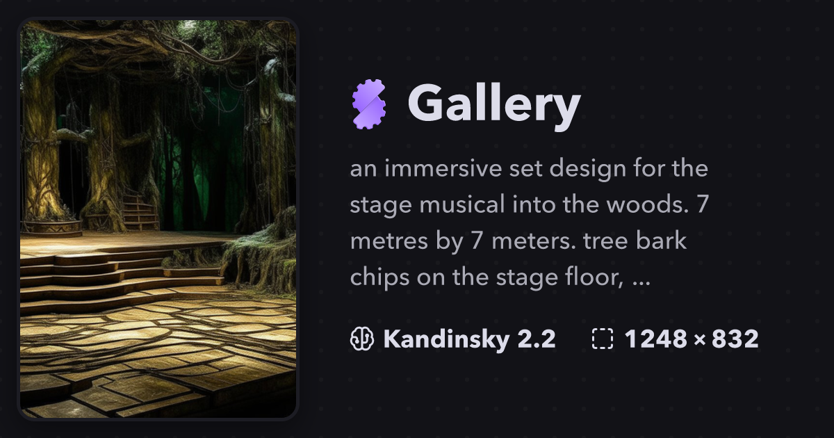 "an immersive set design for the stage..." | Gallery | Stablecog