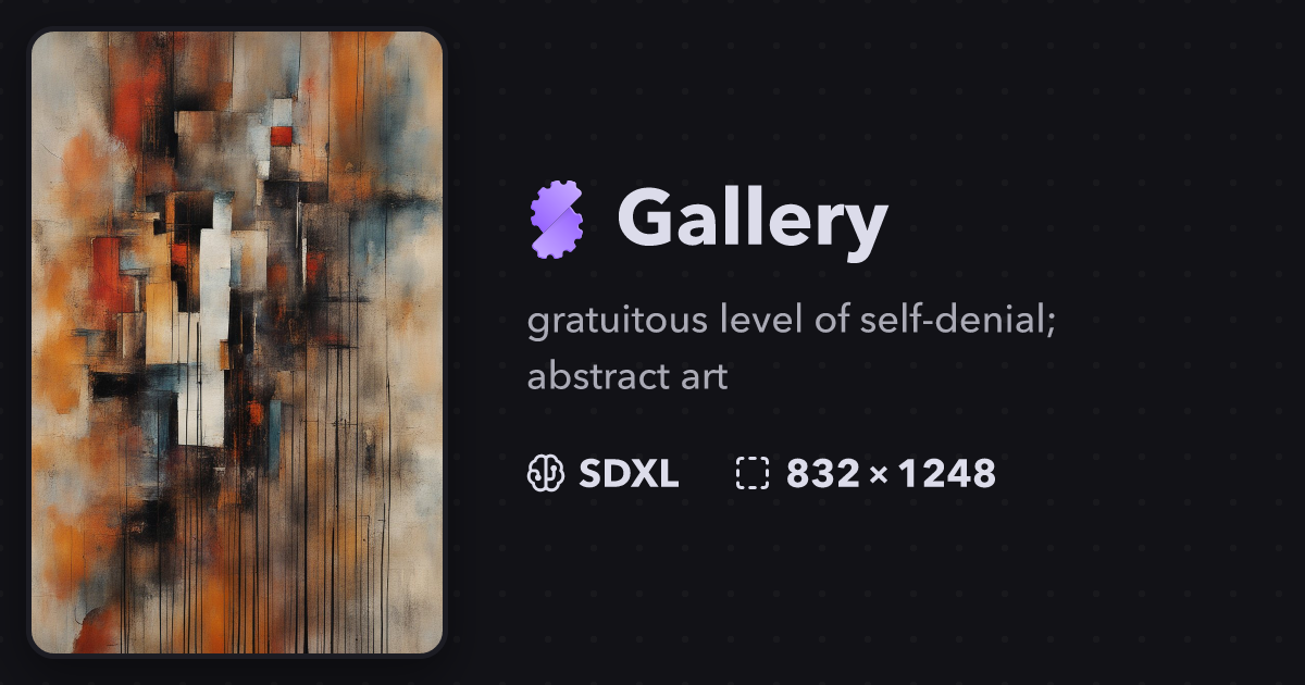 "gratuitous level of self-denial; abst..." | Gallery | Stablecog