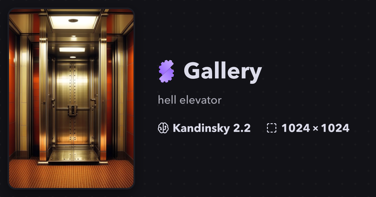 "hell elevator" | Gallery | Stablecog
