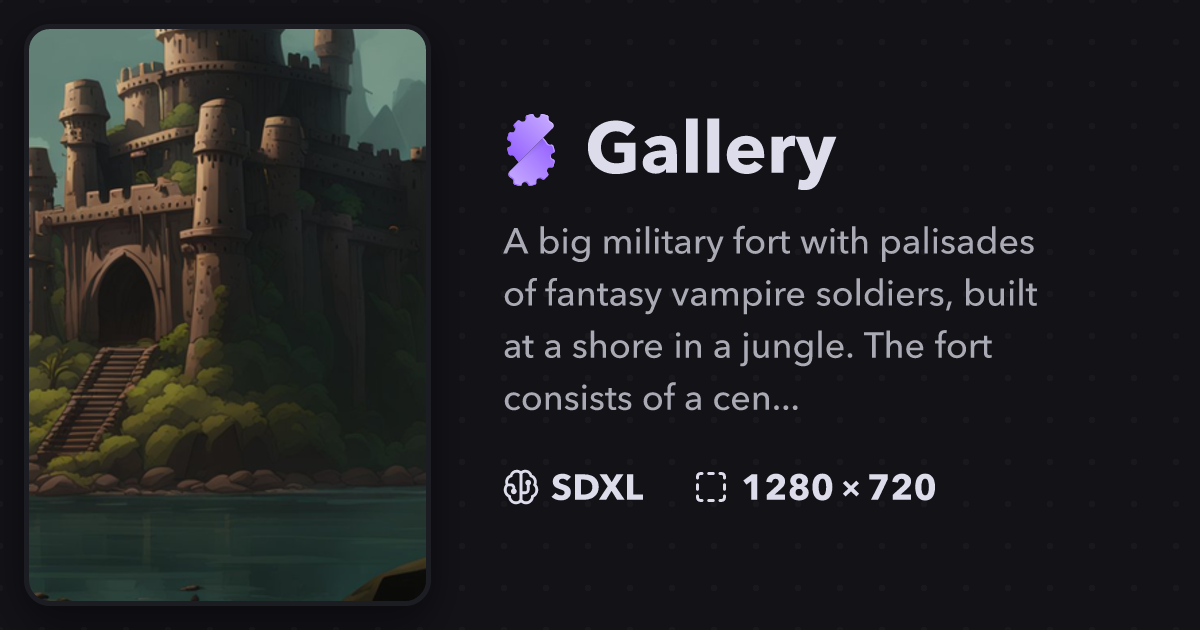 "A big military fort with palisades of..." | Gallery | Stablecog