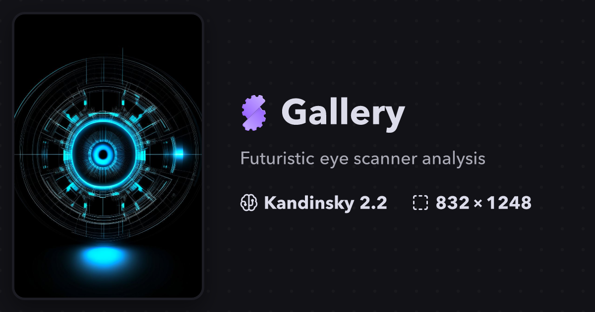 Futuristic eye scanner analysis | Gallery