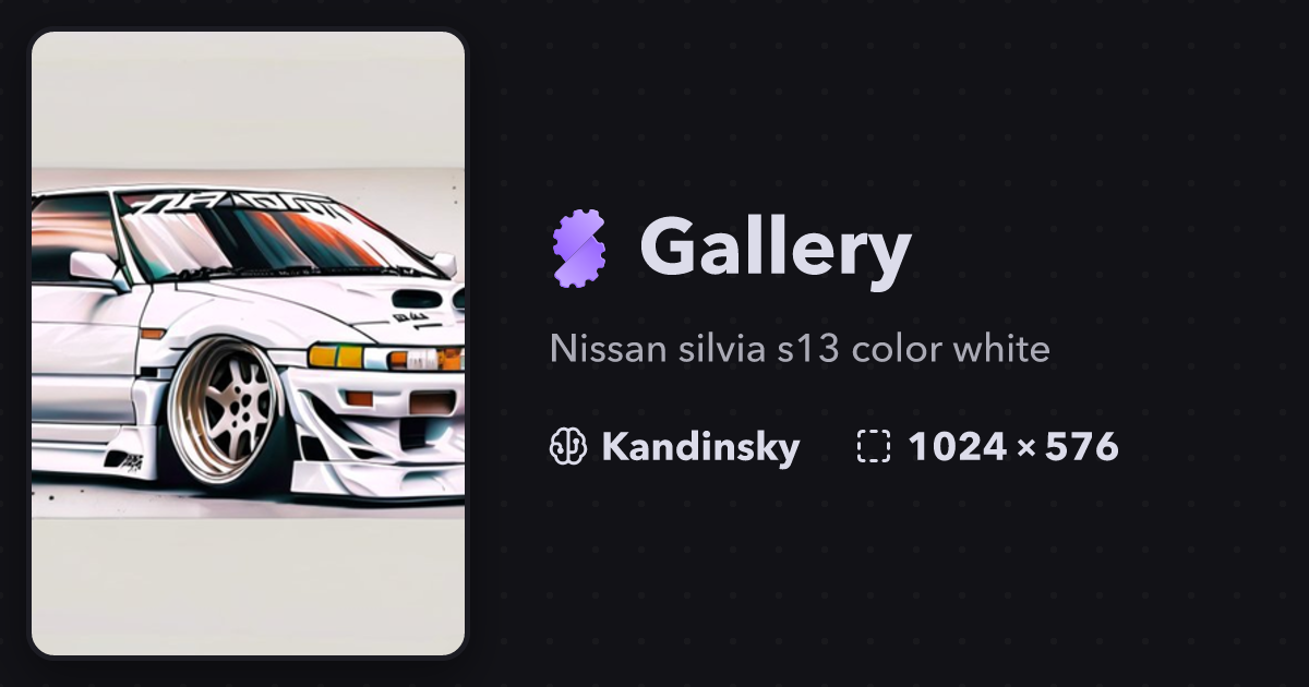 "Nissan silvia s13 color white" | Gallery | Stablecog