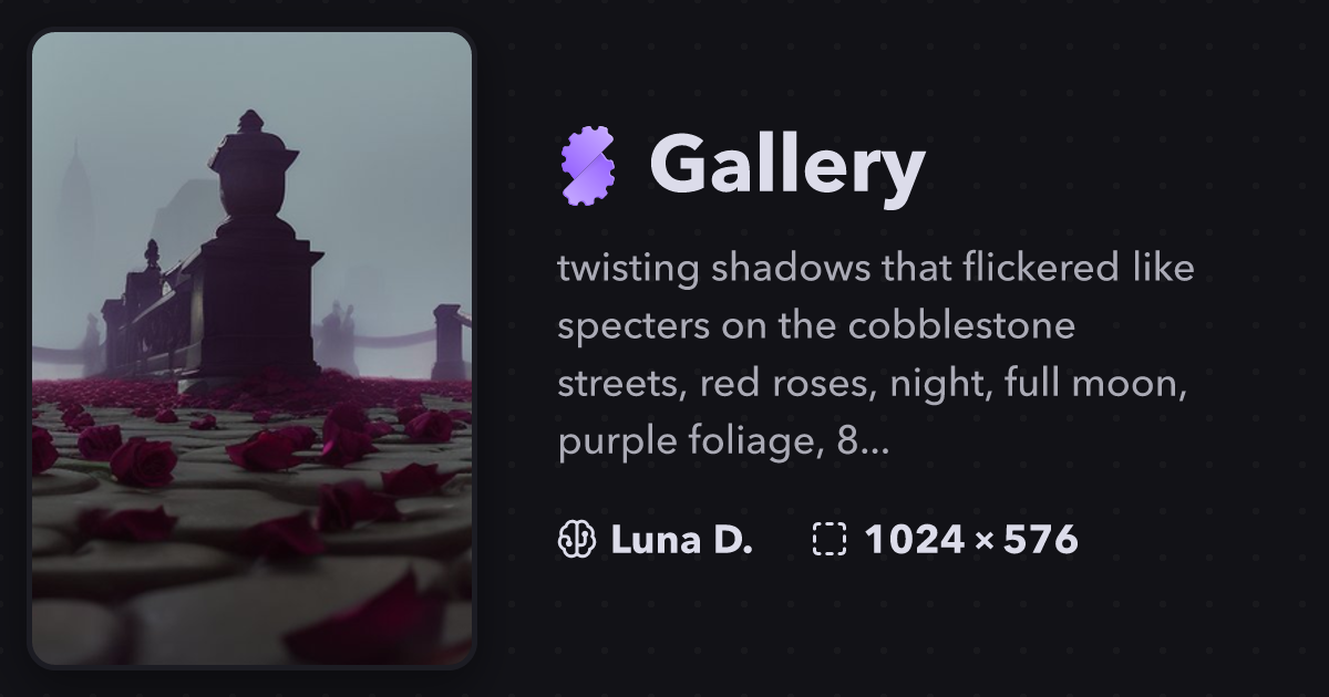 "twisting shadows that flickered like ..." | Gallery | Stablecog