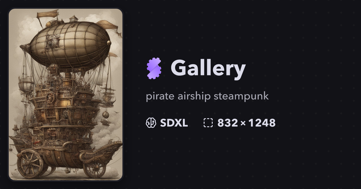 "pirate airship steampunk" | Gallery | Stablecog