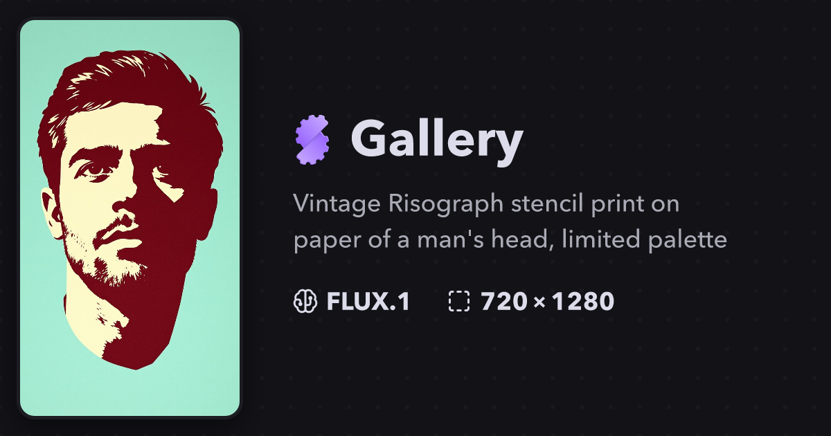 "Vintage Risograph stencil print on pa..." | Gallery | Stablecog