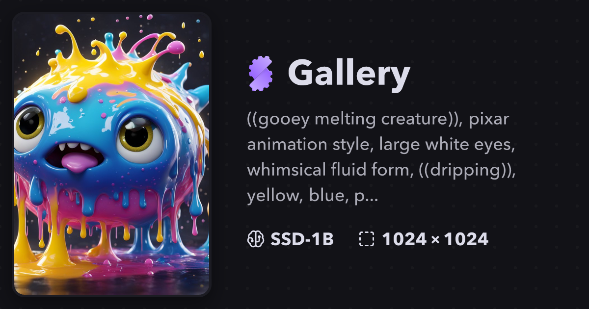 "((gooey melting creature)), pixar ani..." | Gallery | Stablecog