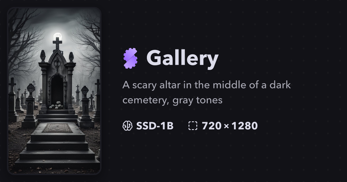 "A scary altar in the middle of a dark..." | Gallery | Stablecog
