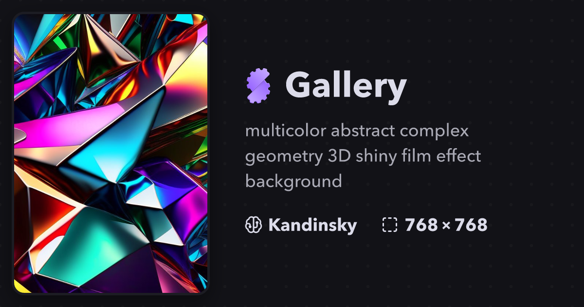 "multicolor abstract complex geometry ..." | Gallery | Stablecog