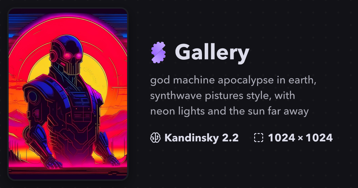 "god machine apocalypse in earth, synt..." | Gallery | Stablecog