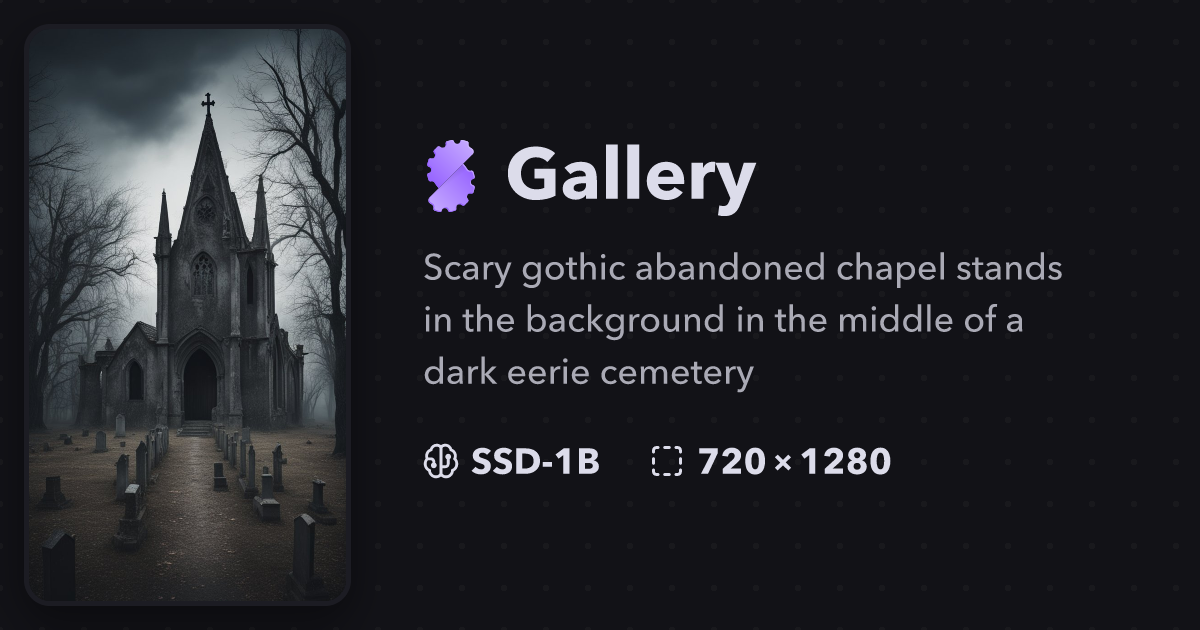 "Scary gothic abandoned chapel stands ..." | Gallery | Stablecog