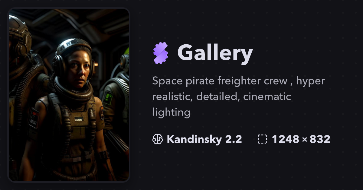 "Space pirate freighter crew , hyper r..." | Gallery | Stablecog