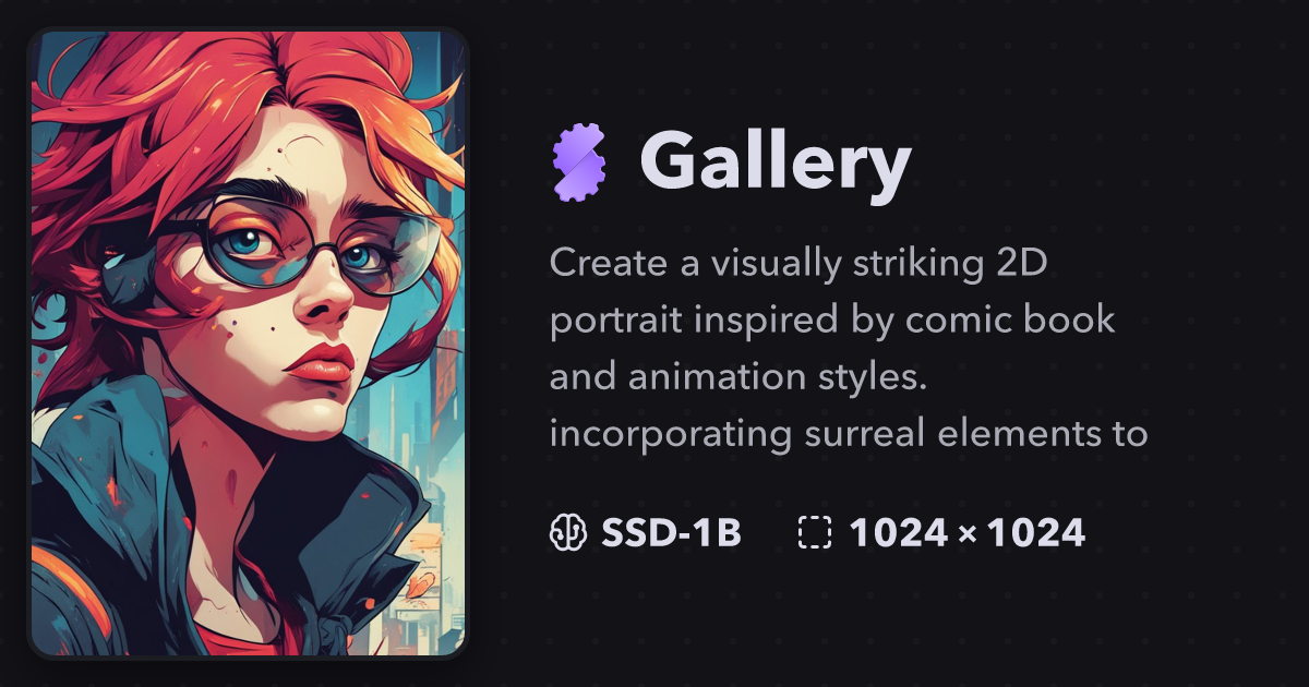 "Create a visually striking 2D portrait i..." | Gallery | Stablecog