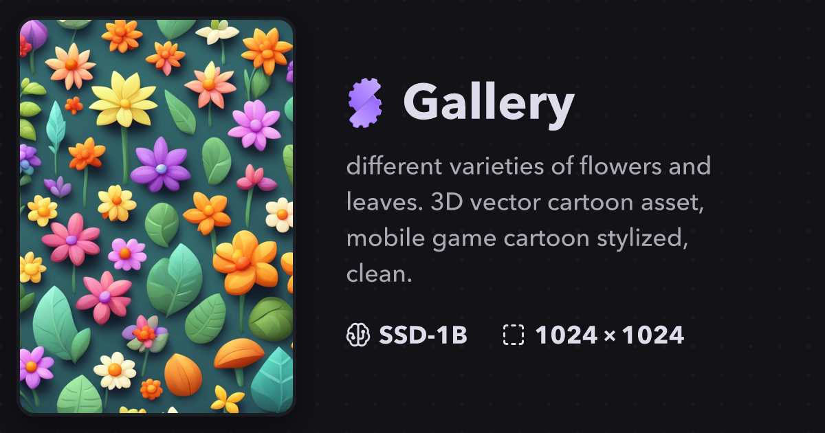 "different varieties of flowers and le..." | Gallery | Stablecog