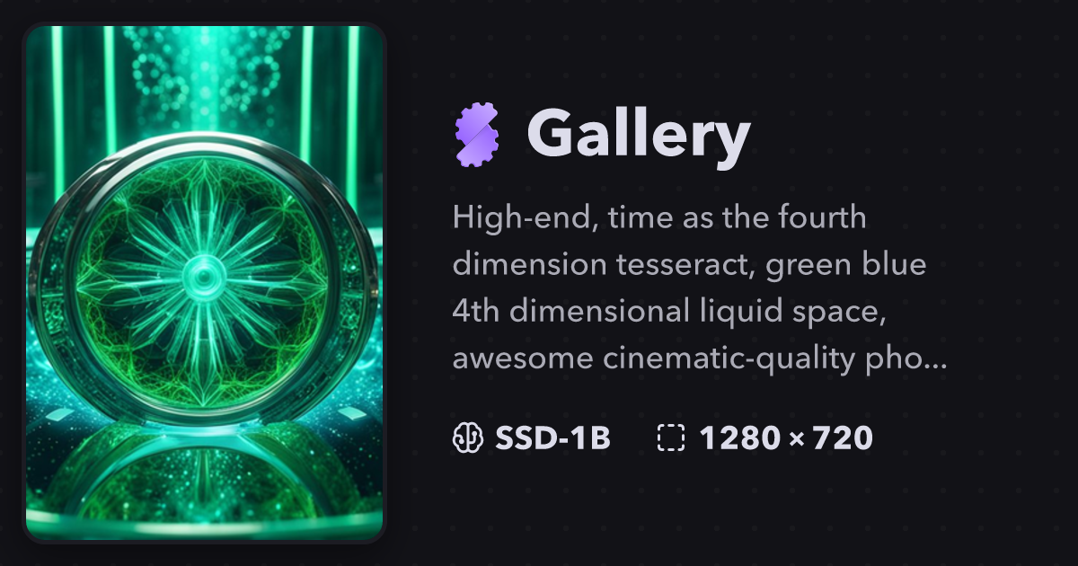 "High-end, time as the fourth dimensio..." | Gallery | Stablecog