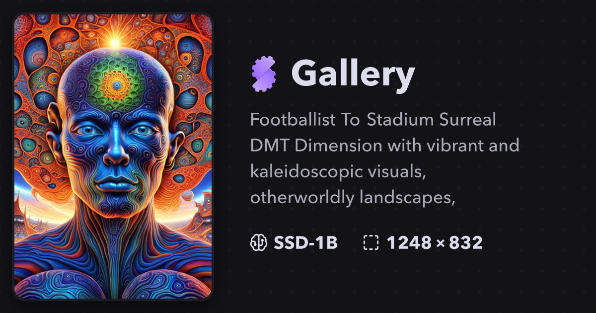 "Footballist To Stadium Surreal DMT Di..." | Gallery | Stablecog