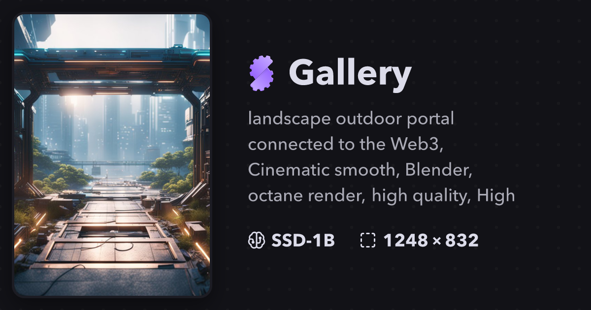 "landscape outdoor portal connected to..." | Gallery | Stablecog