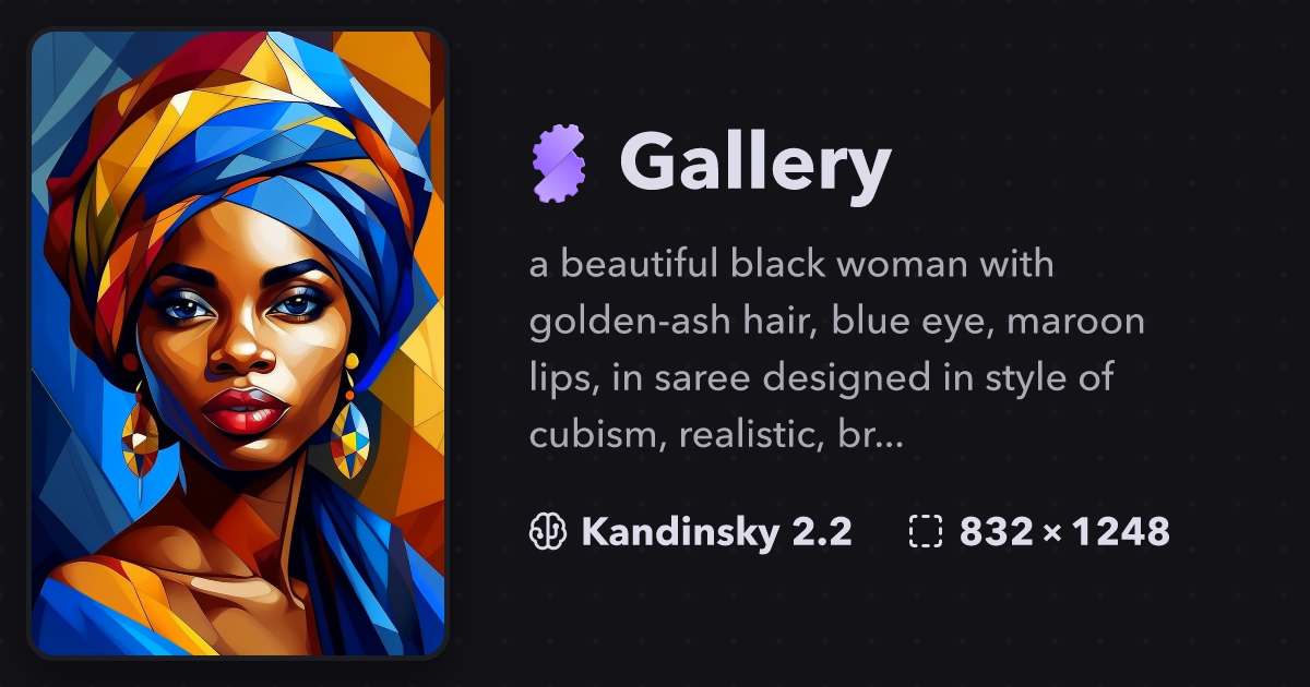 "a beautiful black woman with golden-a..." | Gallery | Stablecog