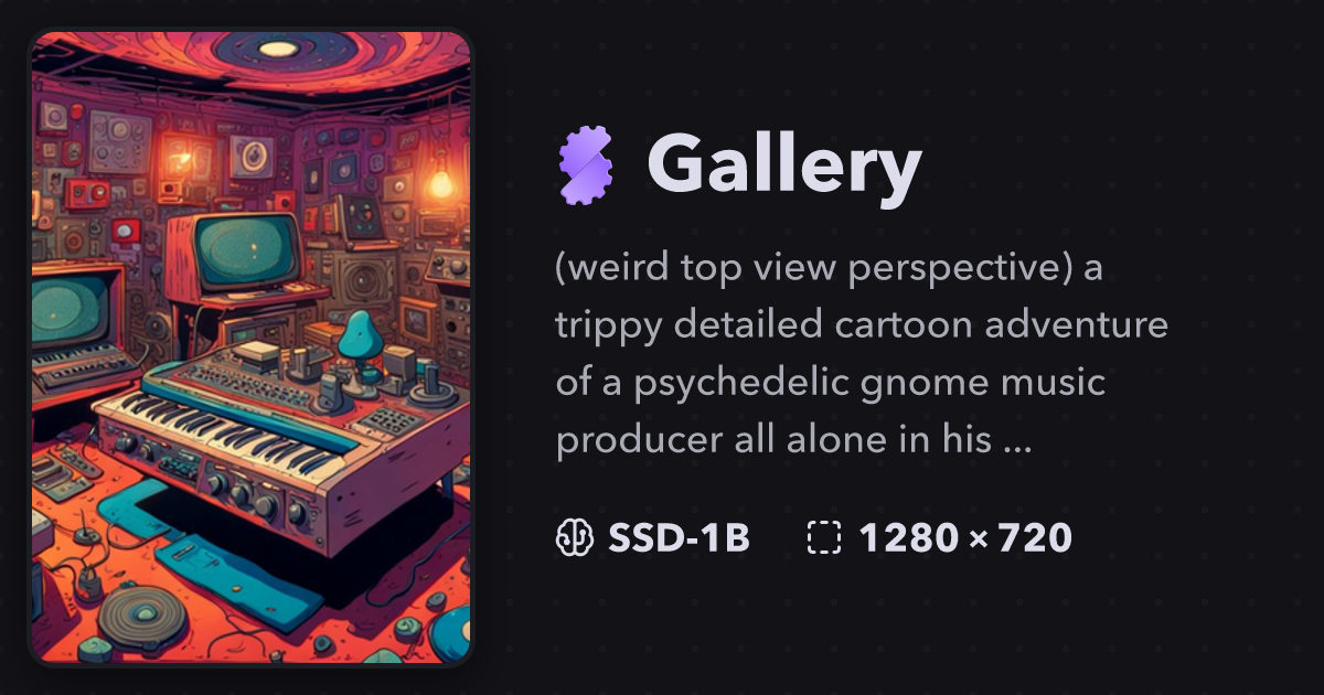 "(weird top view perspective) a trippy..." | Gallery | Stablecog