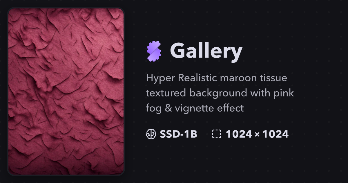 "Hyper Realistic maroon tissue texture..." | Gallery | Stablecog