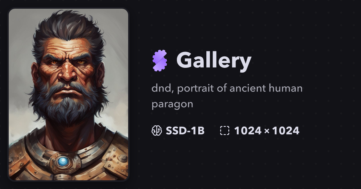 "dnd, portrait of ancient human paragon" | Gallery | Stablecog