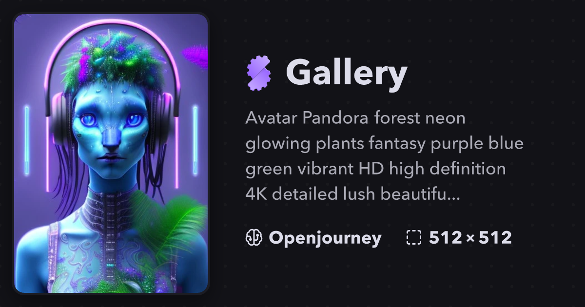 "Avatar Pandora forest neon glowing pl..." | Gallery | Stablecog