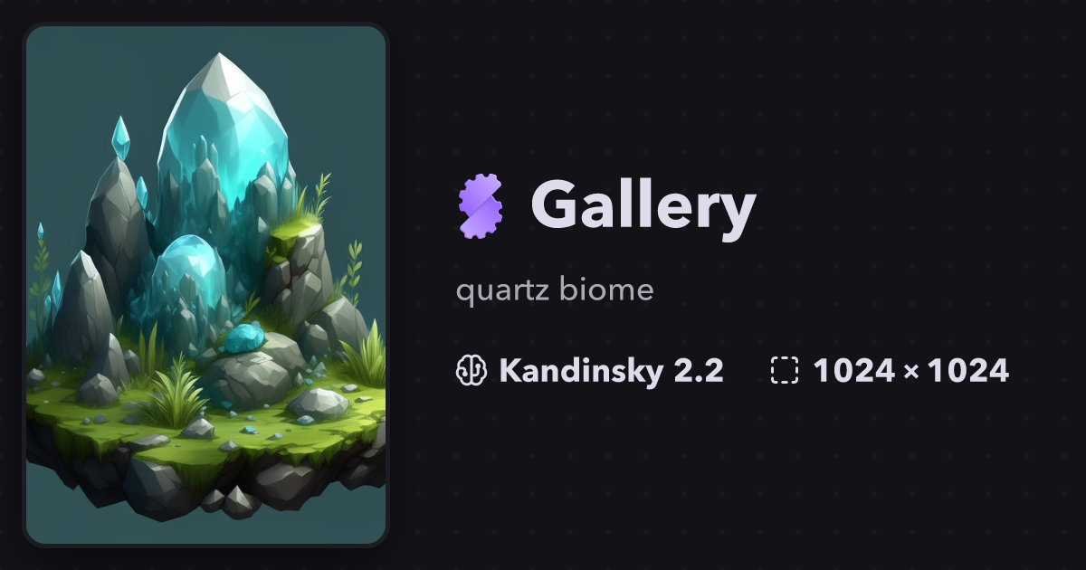 "quartz biome" | Gallery | Stablecog