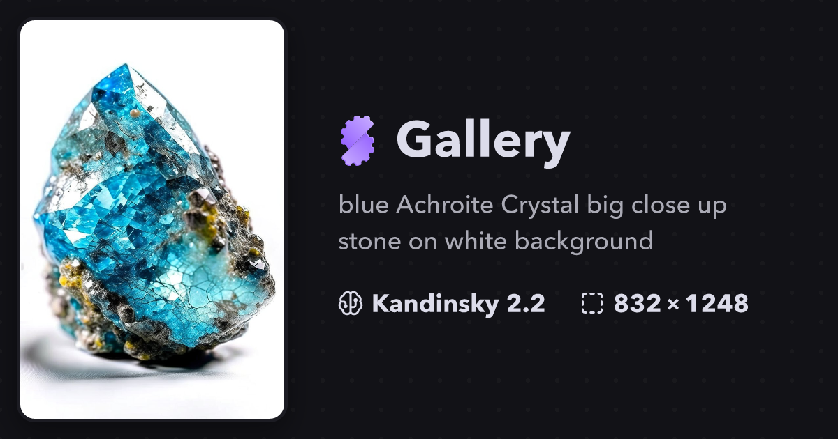 "blue Achroite Crystal big close up stone..." | Gallery | Stablecog