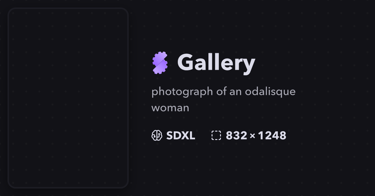 "photograph of an odalisque woman" | Gallery | Stablecog