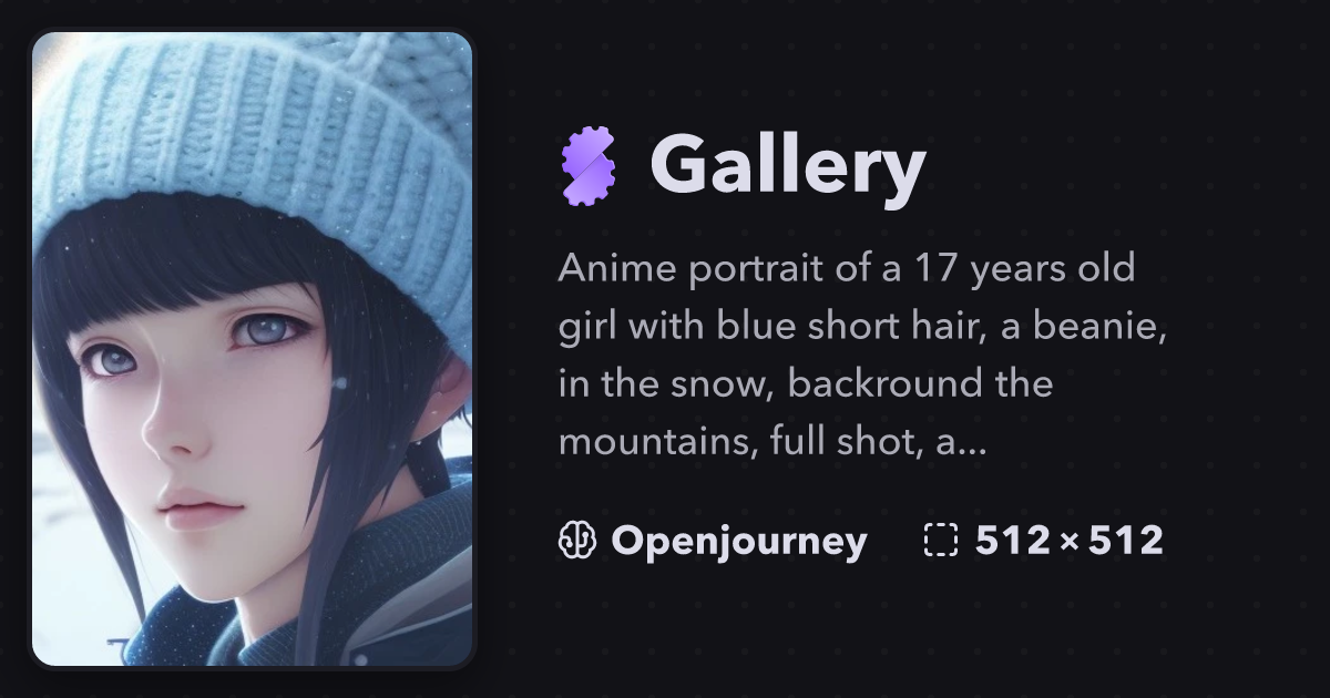 "Anime portrait of a 17 years old girl..." | Gallery | Stablecog