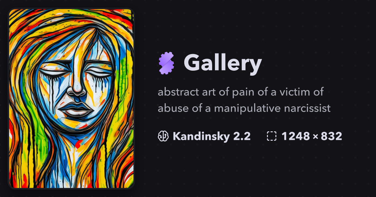 "abstract art of pain of a victim of a..." | Gallery | Stablecog