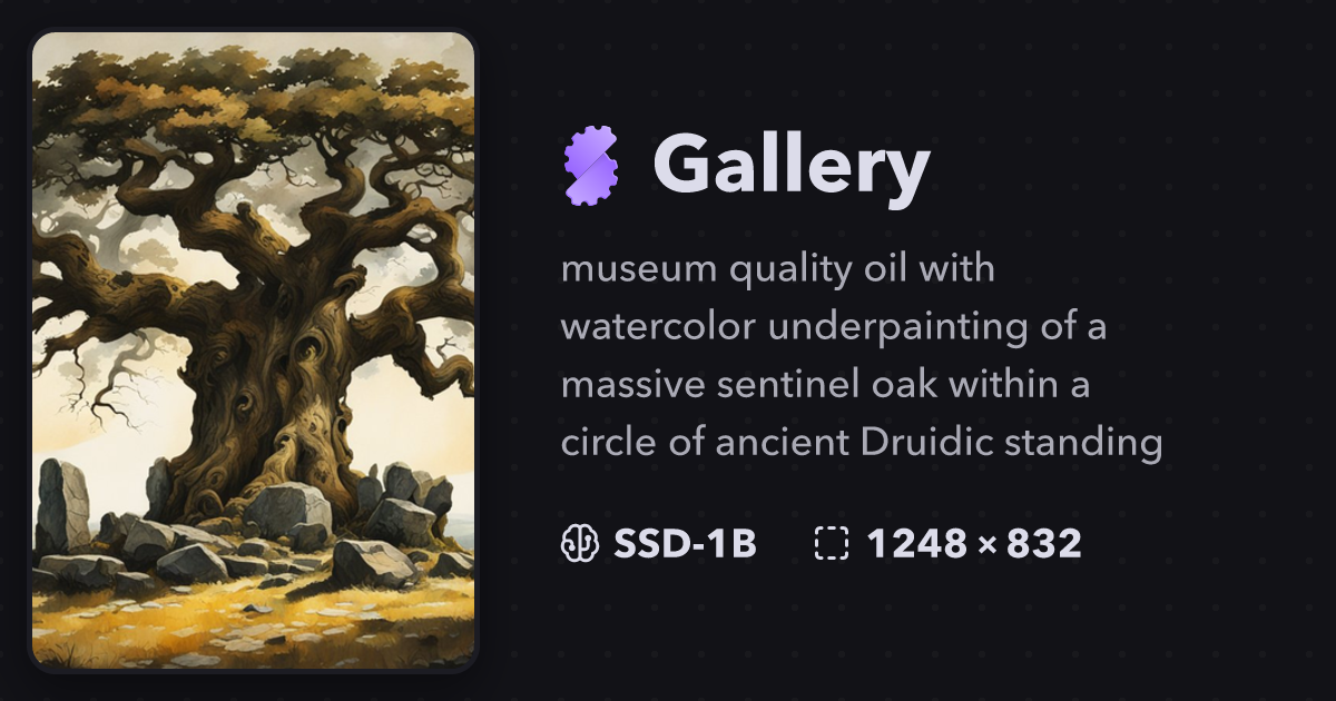 "museum quality oil with watercolor un..." | Gallery | Stablecog