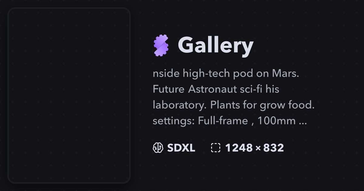 "nside high-tech pod on Mars. Future A..." | Gallery | Stablecog